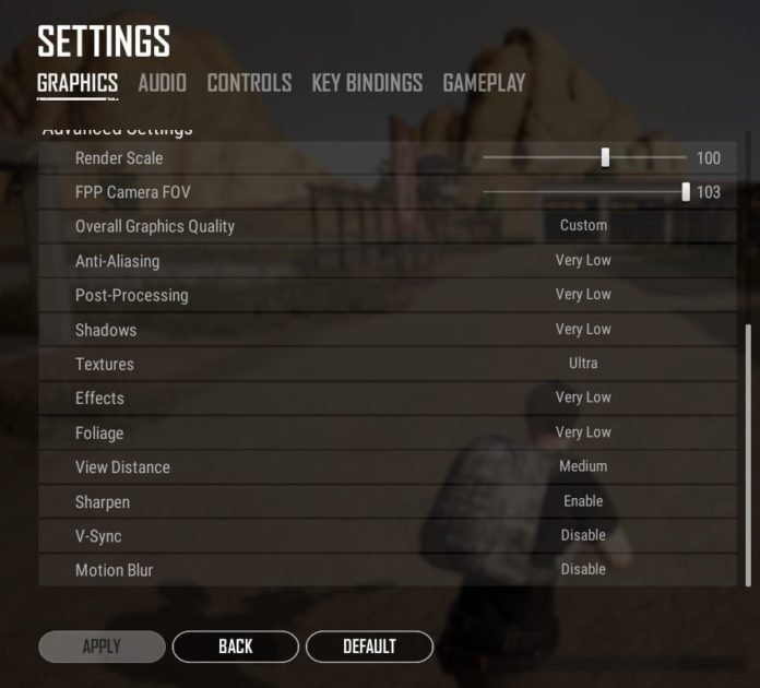 PUBG PC Best Graphics settings to fix lag and boost FPS